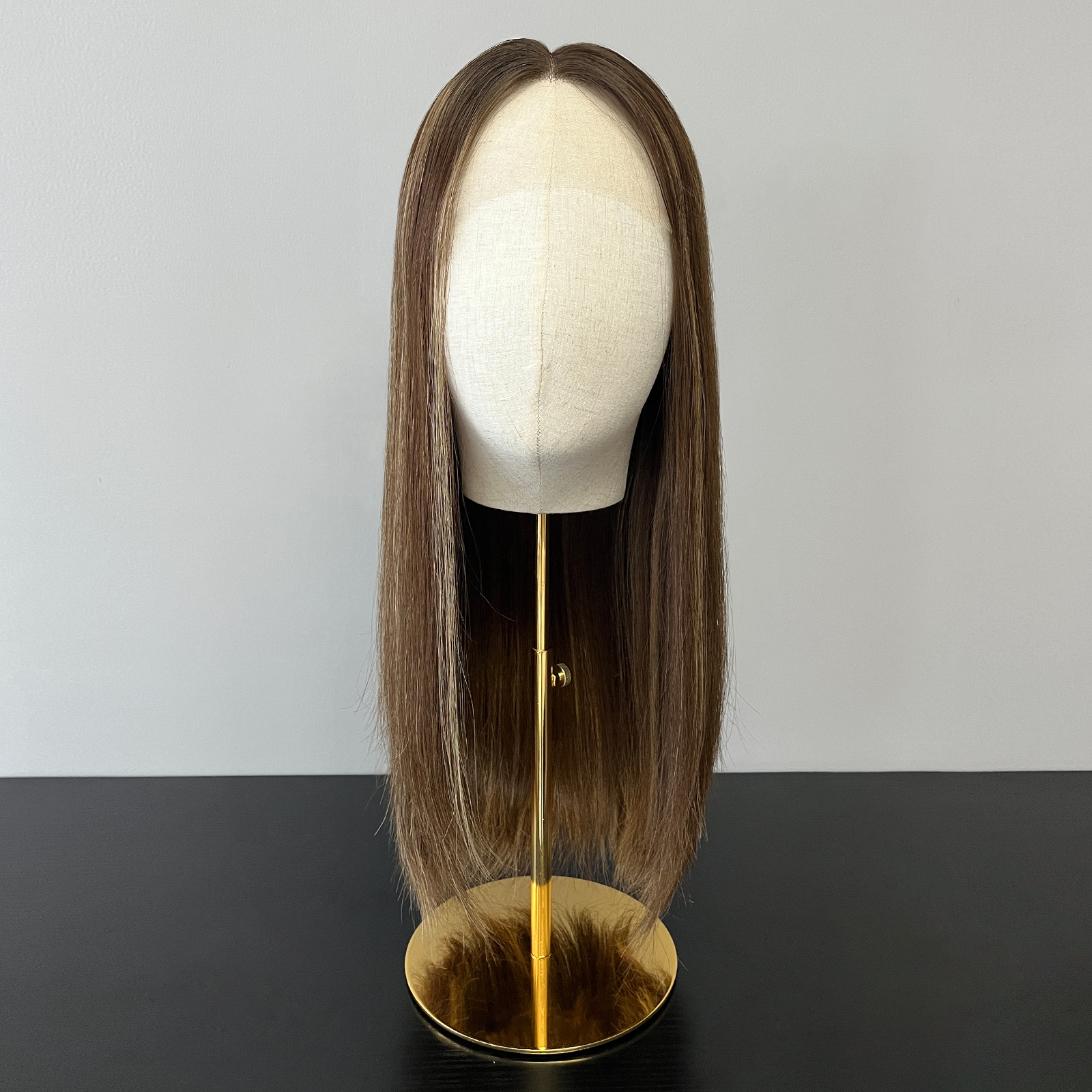 15 Inches Pecan Color Slight Layer Silk Top Wig from China manufacturer ...